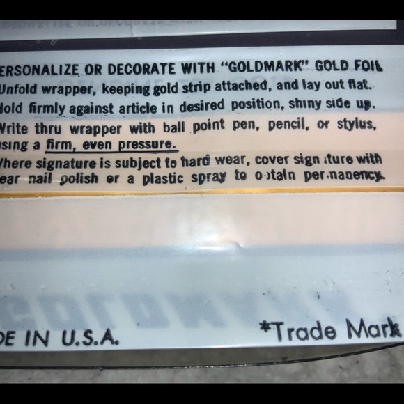 Goldmark | Office | Goldmark Genuine 23k Gold 5 Sheets | Poshmark